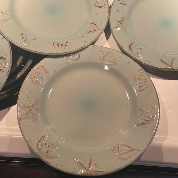 Dining | Thomson Pottery Cape Cod Collection Small Dinner Plates Set Of ...